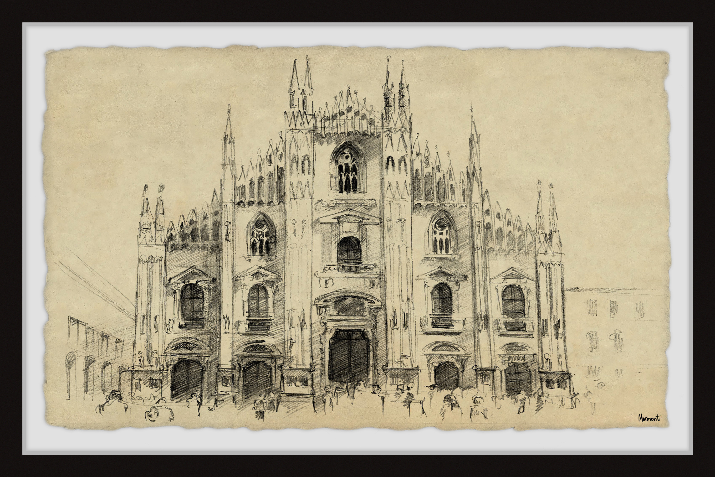 Red Barrel Studio® Milan Cathedral - Picture Frame Print | Wayfair